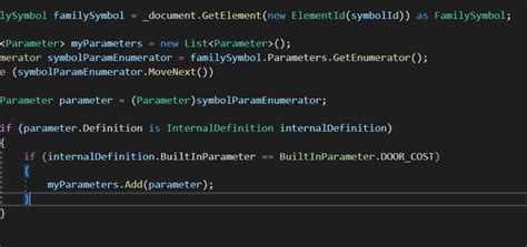 Digitteck Revitnet Parameter By Builtinparameter