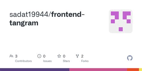 GitHub Sadat Frontend Tangram