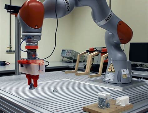 The Proposed Gripper Attached To A Collaborative Robot Download