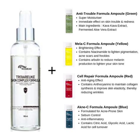 Troiareuke Healing Cocktail Skin Complex Formula 180ml Ampoule 20ml