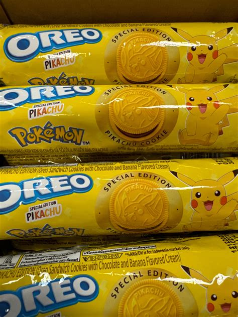 Oreo Pikachu Chocolate And Banana Thailand Exotic Snack Guys