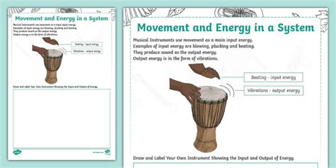 Grade 4 Natural Science Movement Energy Input And Output