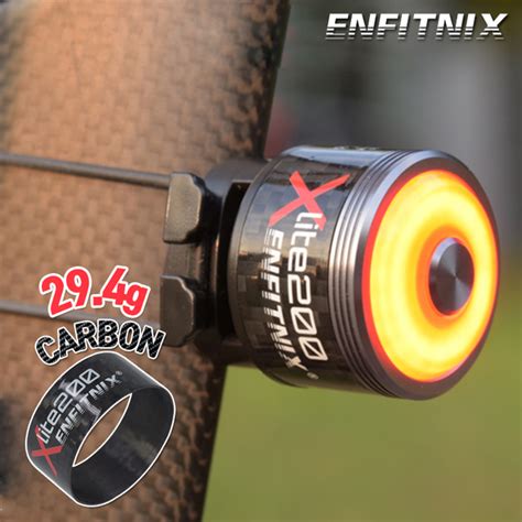 자전거 후미등 엔피트닉스 엑스라이트200k 카본 재질 초경량 감속 센서294g 자전거총각