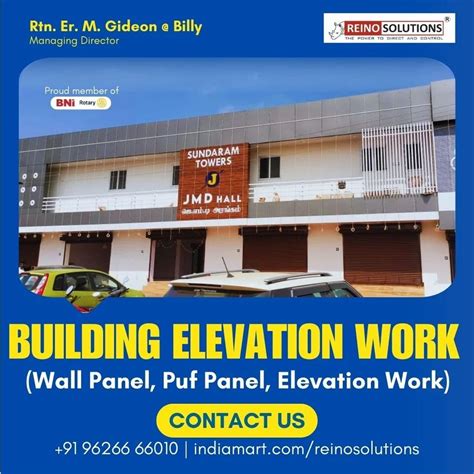 Thickness 0 6 Mm Multicolor Professional Acp Building Elevation Work At Rs 250 Square Feet In