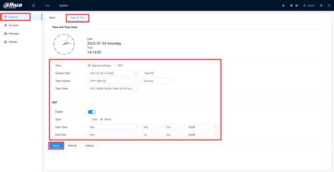 configure date and time on dahua 5 0 ui cameras a simple setup guide
