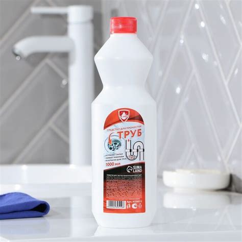Средство для прочистки труб 1 литр ☑︎Средства для прочистки труб Чистящие средства для труб
