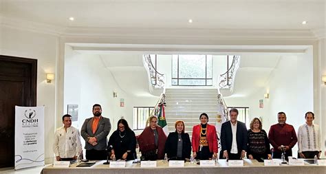 Cndh Instituciones Académicas Y De Gobierno Presentan La Declaración