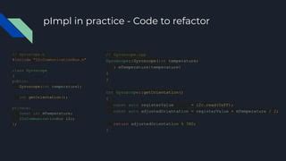 Pointer To Implementation Idiom PDF Programming Languages Computing