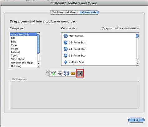Add And Remove Toolbar Commands In Powerpoint 2011 For Mac