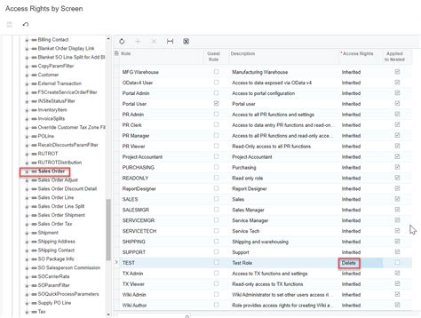To Disable Delete In Header Document And Enable Delete In Line