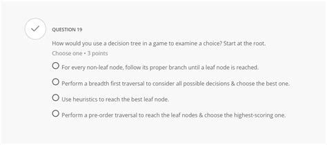 Solved QUESTION How Would You Use A Decision Tree In A Chegg