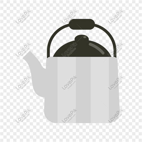 손으로 그려진 된 집 가전 주전자 그림