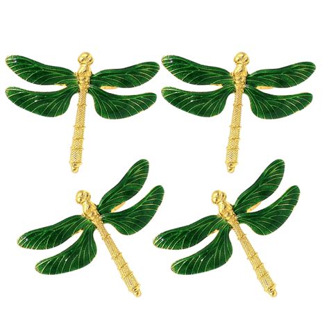 Dragonfly Napkin Rings Dining Table Wedding Decor Ceremony Metal Dinner