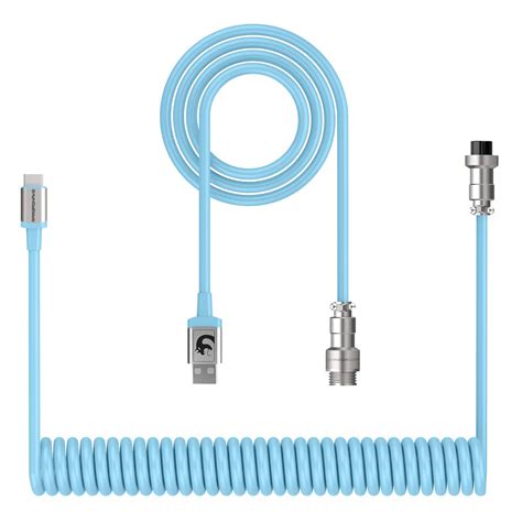 Custom Coiled Keyboard Cable Usb C Gaming Keyboard Cable Double