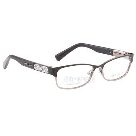 Jimmy Choo Demo Rectangular Ladies Eyeglasses Jc124 0ans 52