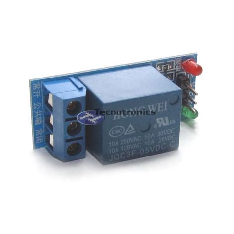 Modulo Rele 1 Canal 5v Automação Para Modulo P Arduino Tecnotronics
