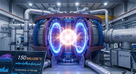 Helion Energy Achieves Fusion Breakthrough With 150 Million Degree