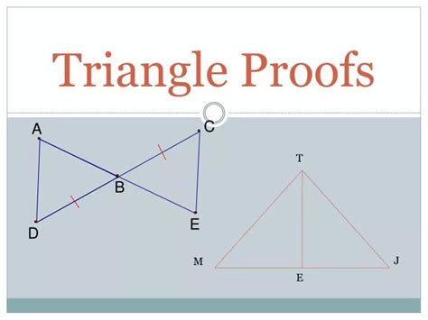 PPT Triangle Proofs PowerPoint Presentation Free Download ID 4500496