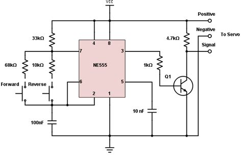 Servo Motor Control Circuit Using 555 Timer Pdf Wiring Diagram