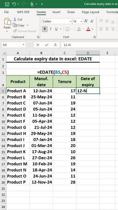 Calculate Expiry Date In Excel Tips And Tricks You Need To Know Calculate Expiry Date In Excel