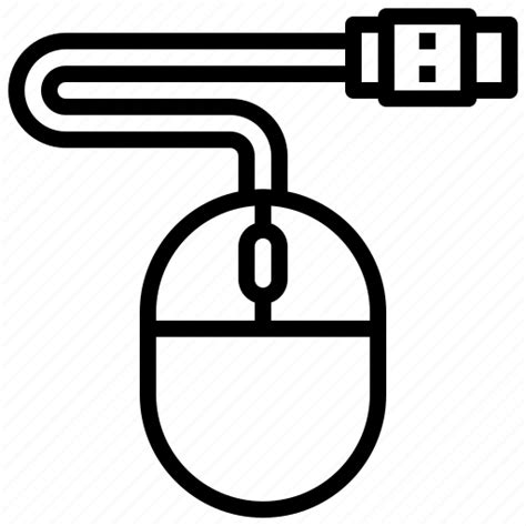 Cable Connection Connector Hardware Mouse Icon Download On Iconfinder
