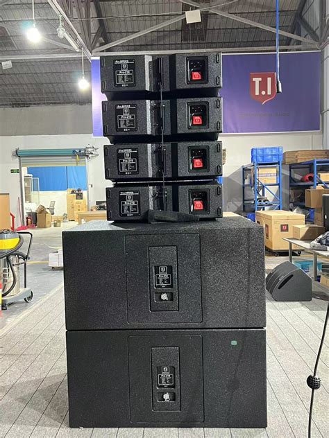 Pro210 Dual 10 Inch Line Array Speaker Dual 18 Inch Subwoofer Amplifier