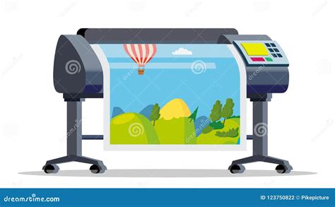 Plotter Printer Vector Large Format Multifunction Printer Polygraphy