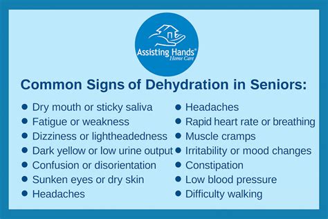 Symptoms Of Dehydration In Seniors Tips For Caregivers