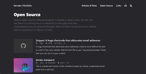 Website Favre Favr Dev Portfolio