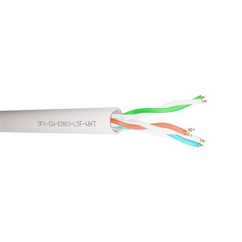 Securi Flex Sfx Cw1308 3 Lsf Wht 200 Cable 200m Telecom Cable Cw1308 3 Pair White Lsf Aa Jones