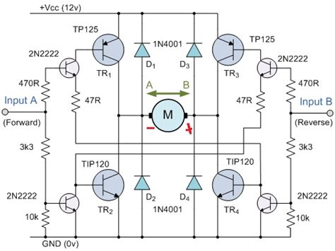 How Do Flyback Diodes Work In H Bridge Configuration