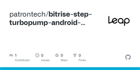 Github Patrontechbitrise Step Turbopump Android Environment