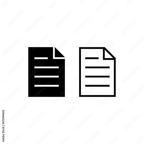 Paper Document Stack Line Icon Outline Vector Sign Linear Pictogram Style Isolated On White