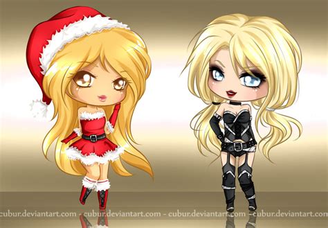 Com Sketch Colored Chibis For Chara Katina By Cubur On Deviantart