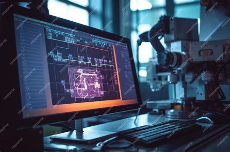 Premium Ai Image Computer Screen Displaying An Aidriven Algorithm For
