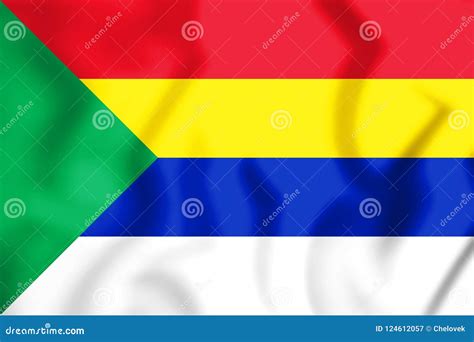 3d Flag Of The Druze People Stock Illustration Illustration Of Druze Coat 124612057