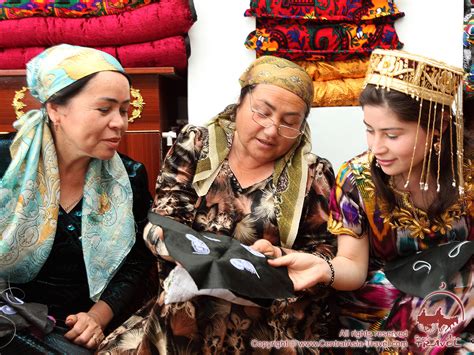 Chust City Famous Uzbek Knives And Tubeteika Skullcaps From Chust