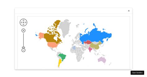 Colors Customization Devextreme Vector Map Codesandbox