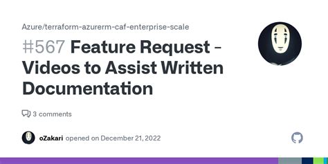 Feature Request Videos To Assist Written Documentation · Issue 567 · Azureterraform Azurerm