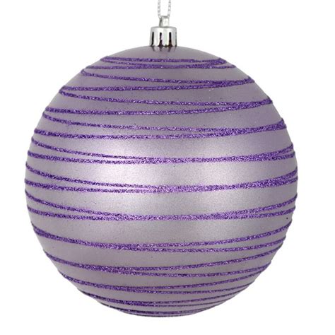 4 75 Lavender Candy Glitter Ball 4 Bag Lavender Candy Traditional