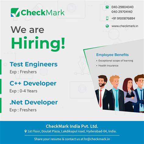 Checkmark India On Linkedin Hiring Recruiting Jobsearch Fresher