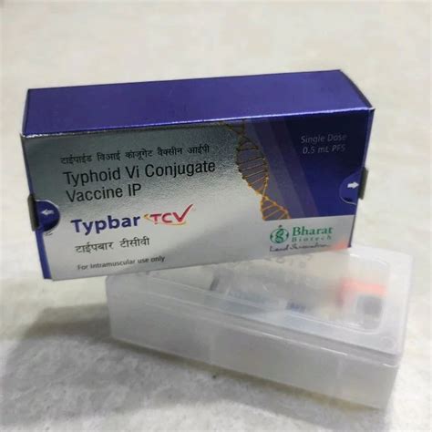 Typhoid Vi Conjugate Vaccine Ip Injection Single Dose 0 5 Ml Pfs Treatment For Intramuscular