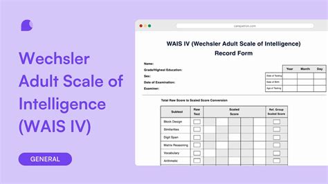 The Complete Guide To All Wais Iv Subtests And What They Mean Answer