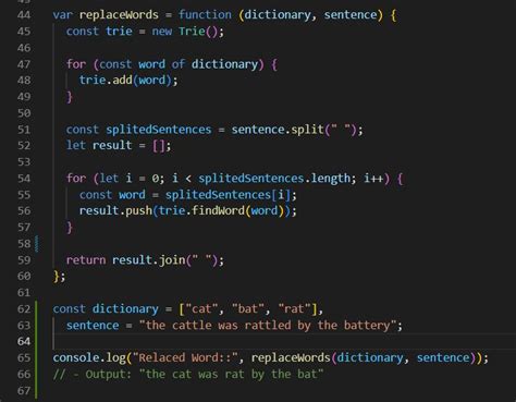 Naresh Baleboina On Linkedin Trie Datastructures Replacewords