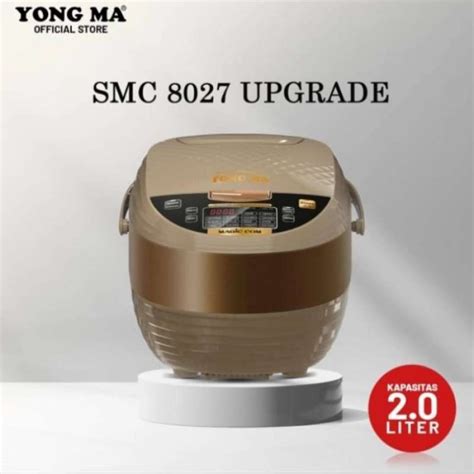 Promo Magic Com Yong Ma Smc 8027 Rice Cooker Yong Ma Smc 8027 Digital 2liter Diskon 33 Di