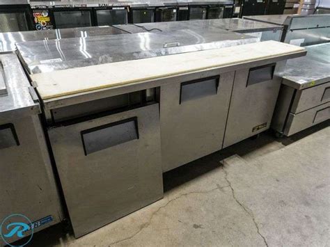 True Qa 72 30m B 72 Refrigerated Sandwich Prep On Casters Roller