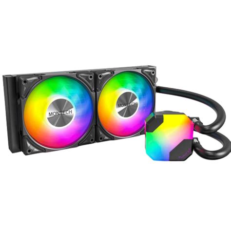 Montech Hyperflow Silent 240 3100rpm Argb Free Lga115x 1200 20xx 1700 1851 Am3 Am4