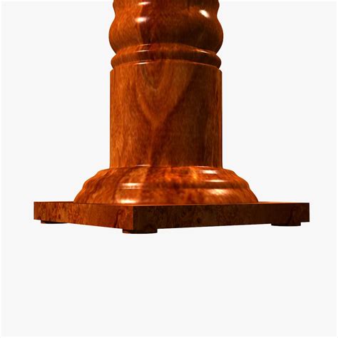 받침대 나무 열 3d 모델 9 3ds Dae Fbx Max Obj Free3d