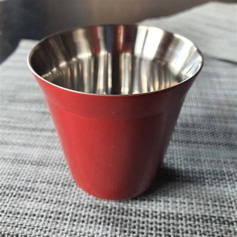 Nespresso Pixie Coffee Lungo Cup Cherry Red Furniture And Home Living Kitchenware And Tableware