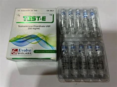 Injection Test E Testosterone Enanthate For Muscle Building Packaging Size 1 Ml X 1 Vial At